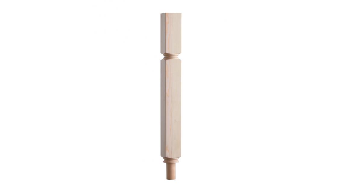 Regency Plain Square Spigot Newel Post