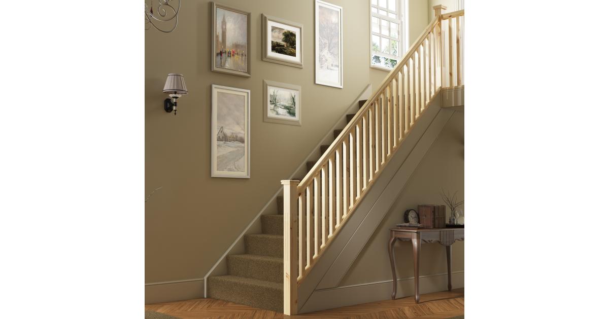Square & Fluted Stair & Landing Balustrade Kit