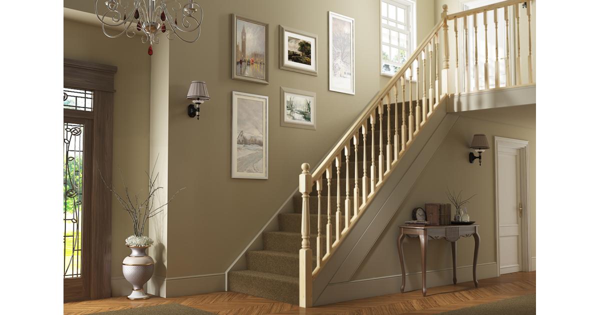 Turned & Fluted Stair & Landing Balustrade Kit