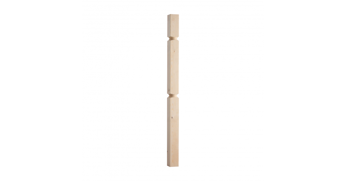 Regency Plain Square Newel Post | Blueprint Joinery