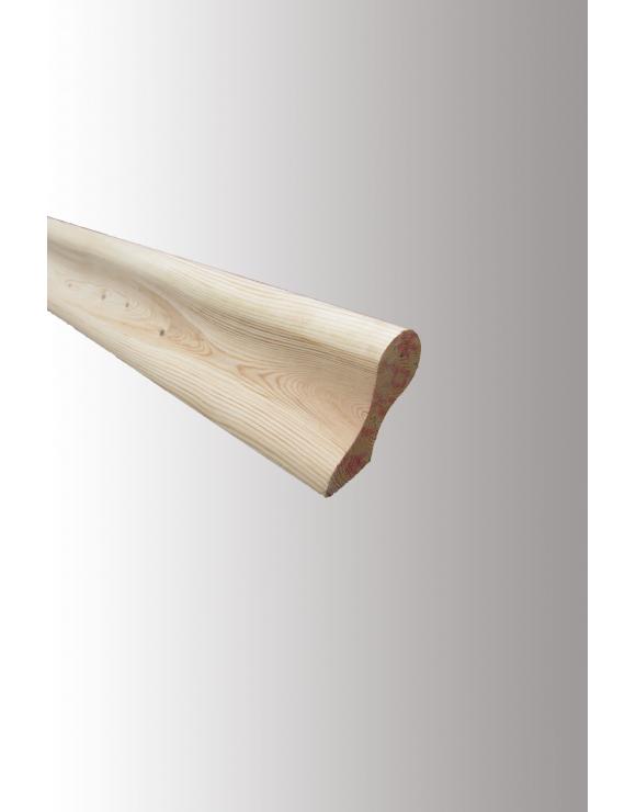 Pigs Ear Handrail | Oak or Pine | Wall Mounted | Blueprint Joinery